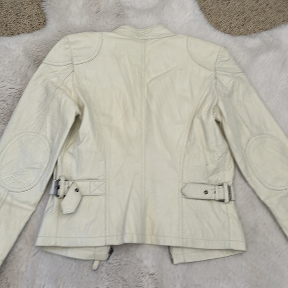 Urban Behavior | Jackets & Coats | Urban Behavior White Genuine Leather ...